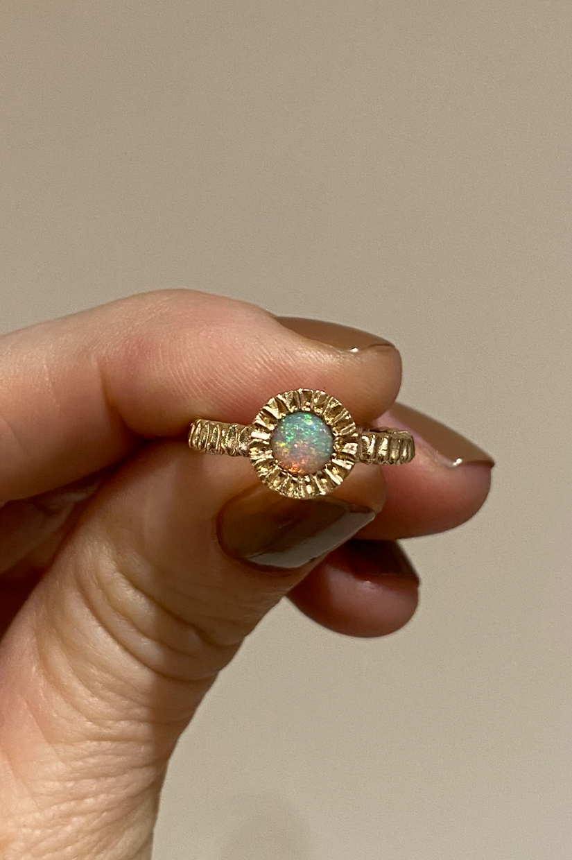 Alexandra Dodds Teeth Gem Ring - 9ct Gold Opal – CHAPMANSTORE.CO.NZ