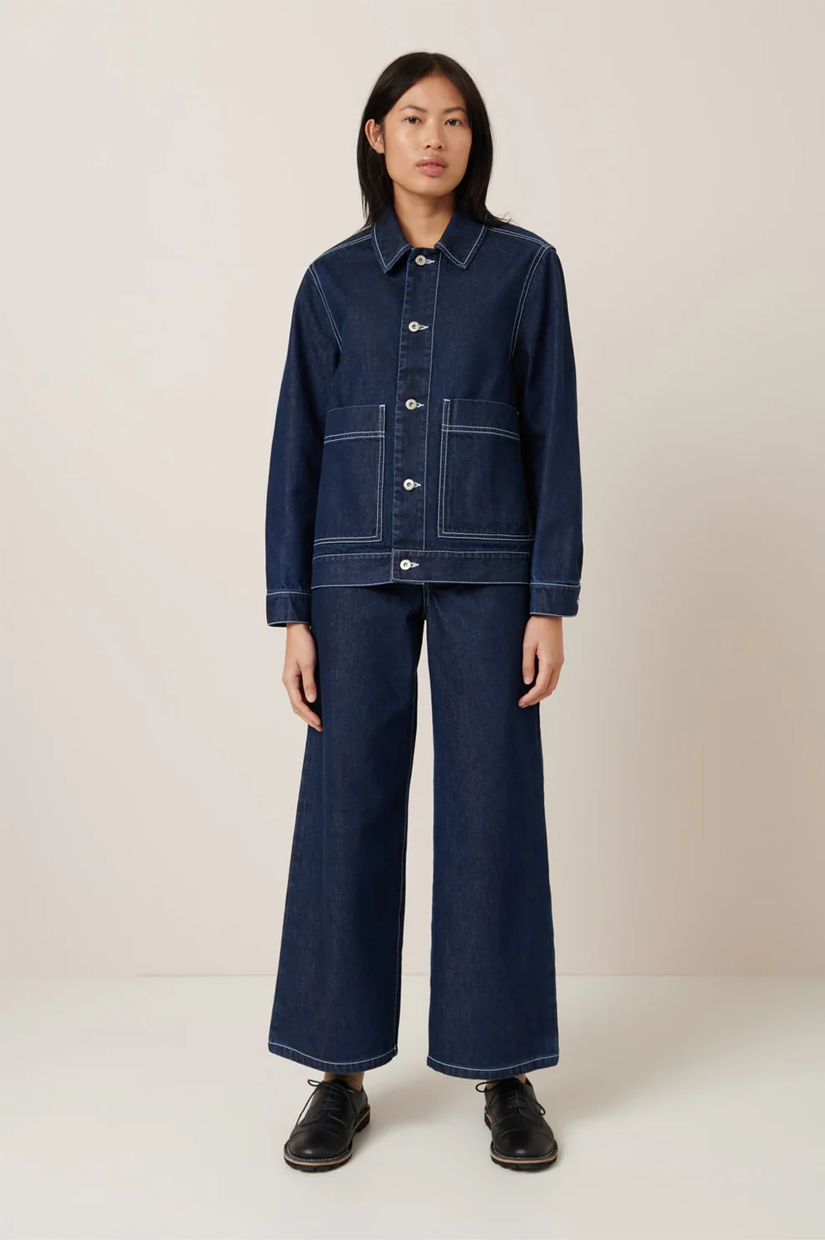 Kowtow Worker Jacket - Indigo Denim