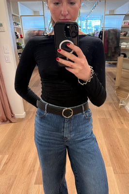 Rogues & Royals Markham Belt - Black/Silver